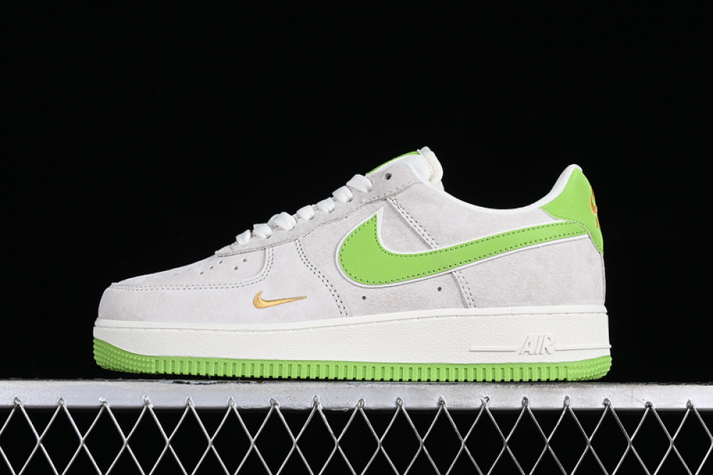 AIR FORCE 1 07 LOW WHITE/GREY/GREEN - 3 Reis Outlet