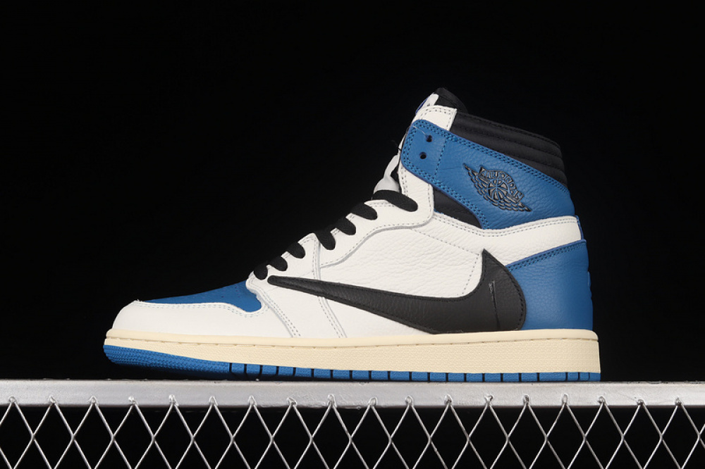 FRAGMENT DESIGN X TRAVIS SCOTT X AIR JORDAN 1 RETRO HIGH SAIL - 3 REIS