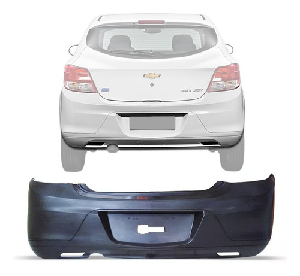 Parachoque Traseiro Onix Ls 2012 2013 2014 2015 2016 Joy - A CASA DO CARRO