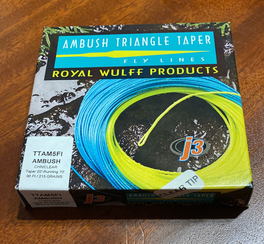 Linha de Fly Royal Wulff Ambush ( Clear tip Intermediate ) - Abduchflyshop