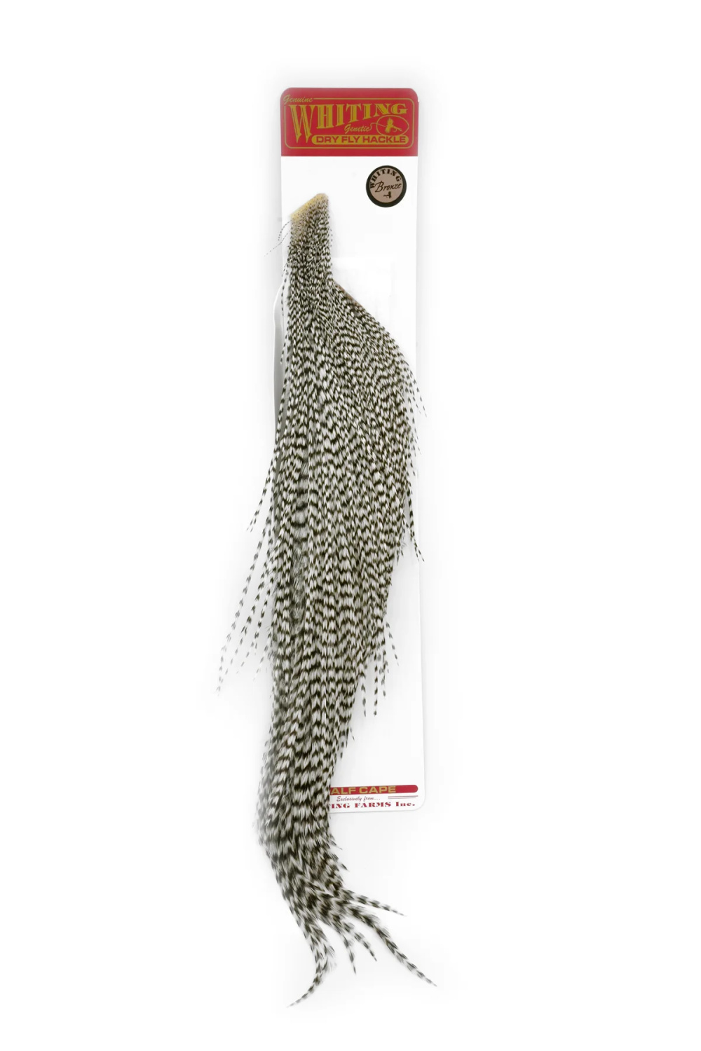 Whiting Farms Dry Fly Half Cape -Silver Grade - Abduchflyshop