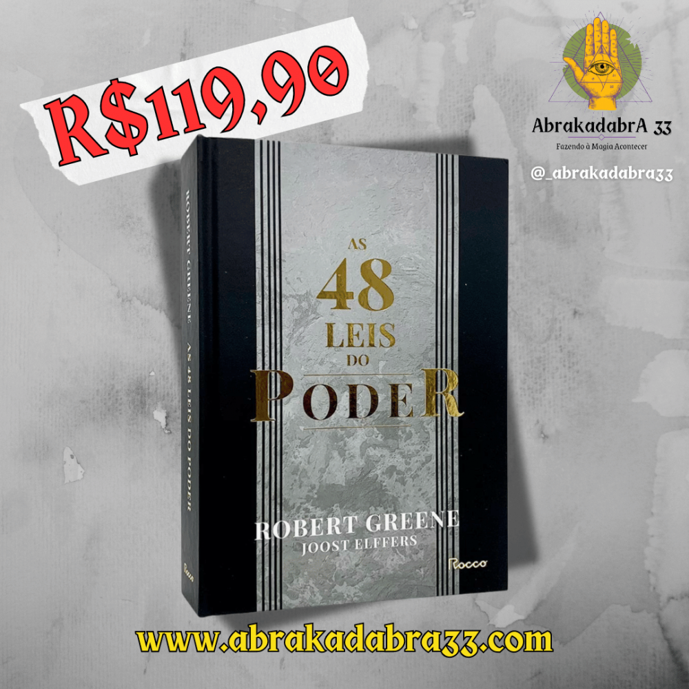 As 48 Leis Do Poder - Robert Greene - Capa Dura - Abrakadabra 33
