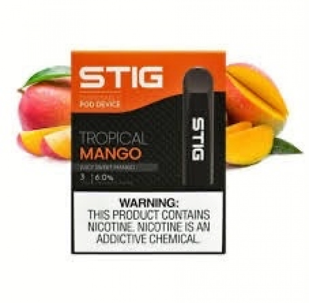 Pod Descartável Stig 400 Puffs - Tropical Mango - Abudy Tabacaria