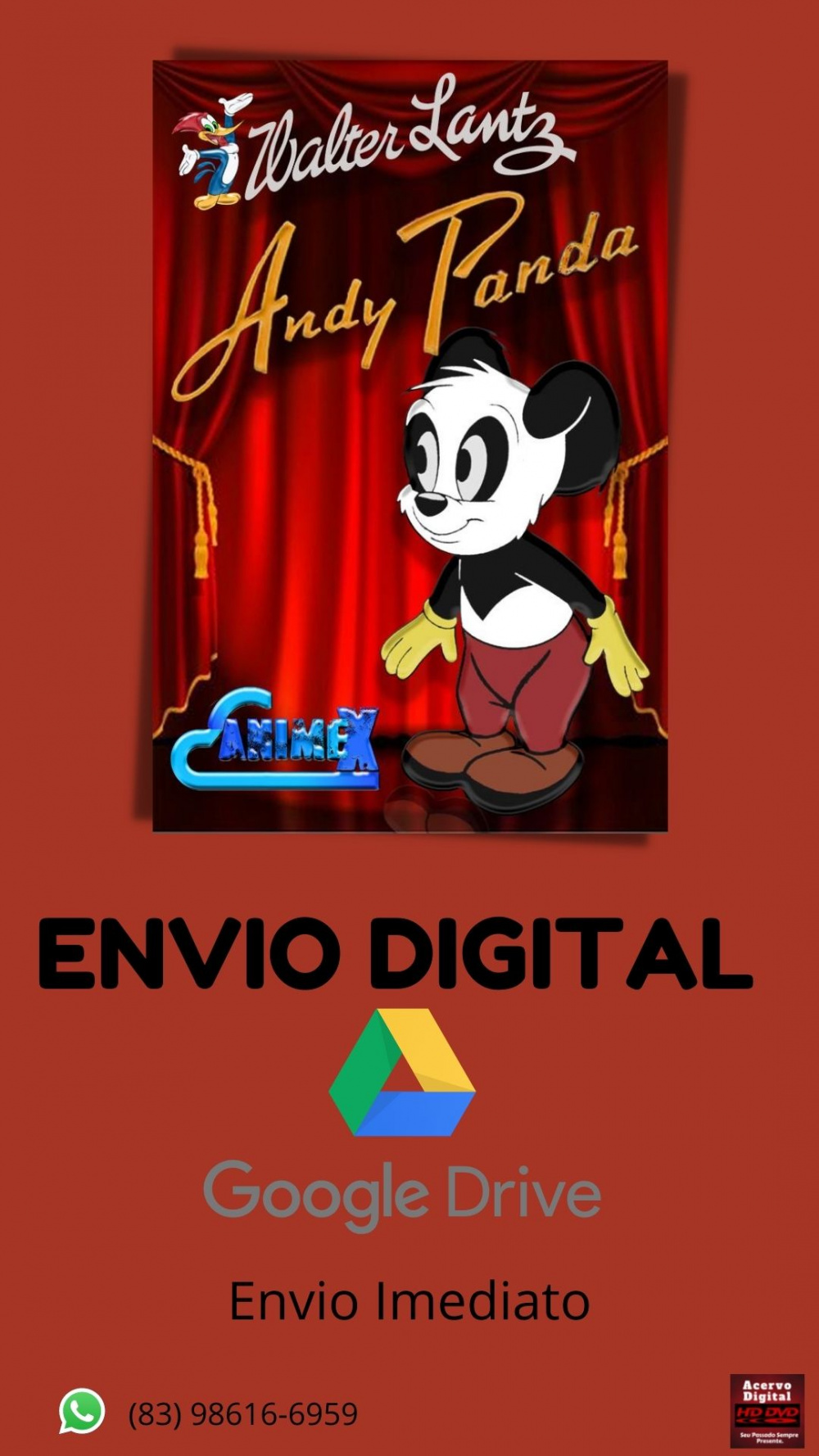 Andy Panda (1939) 24 Eps - Acervo Digital Dvds