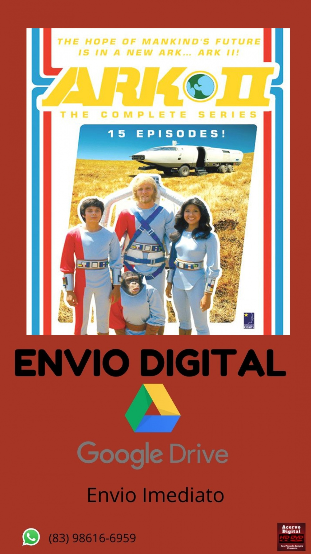 Ark II (1976) Completo 15 Eps - Acervo Digital Dvds