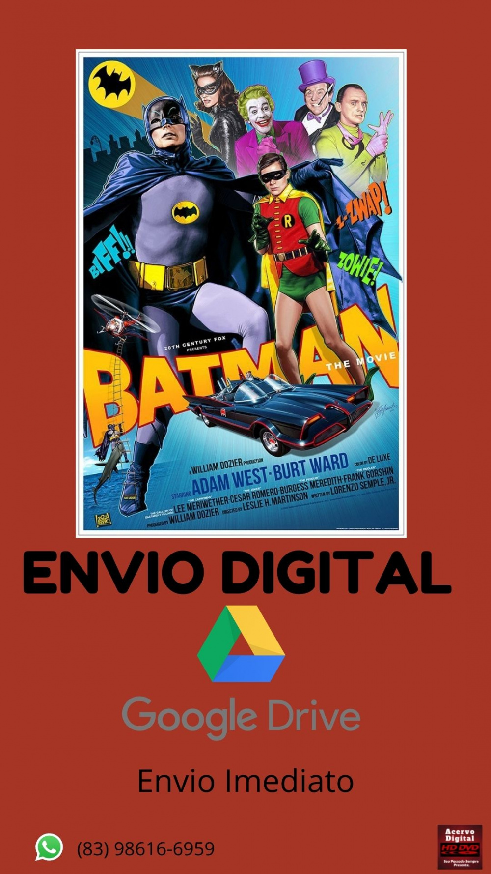 Batman (1966–1968) Completo 120 Eps - Dublagem Clássica - Qualidade HD ...