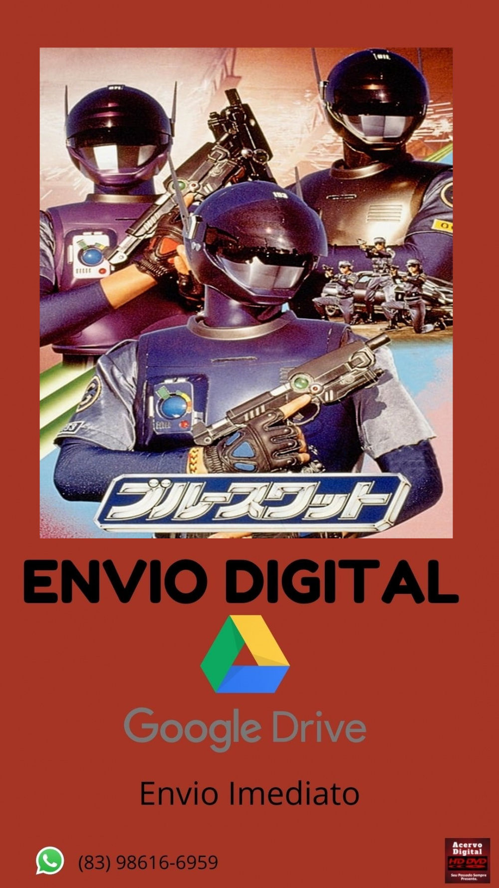 Blue Swat (1994) Completo 51 Eps Legendado - Acervo Digital Dvds