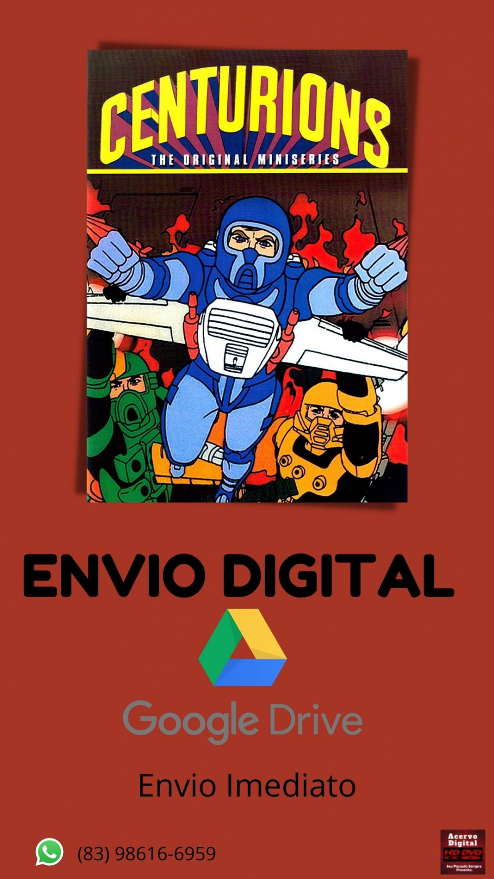 Centurions (1986) Completo 65 Eps - Acervo Digital Dvds