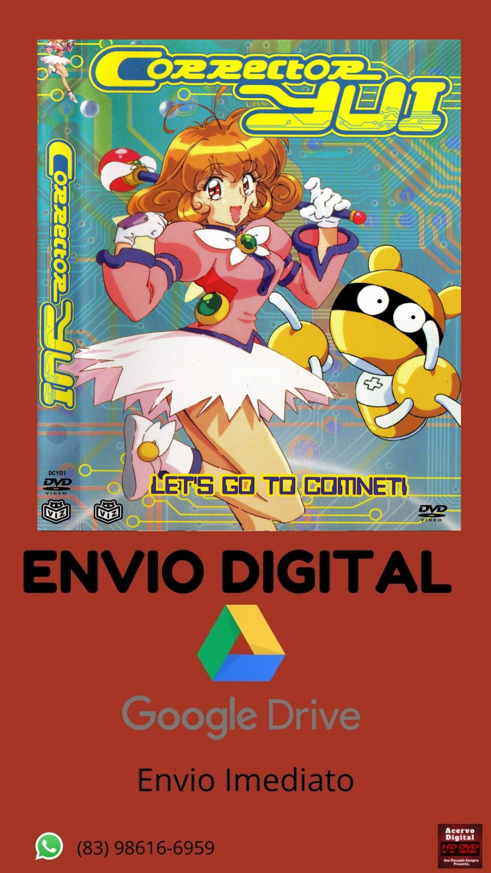 Corrector Yui (1999) Completo 52 Eps Dublados - Acervo Digital Dvds