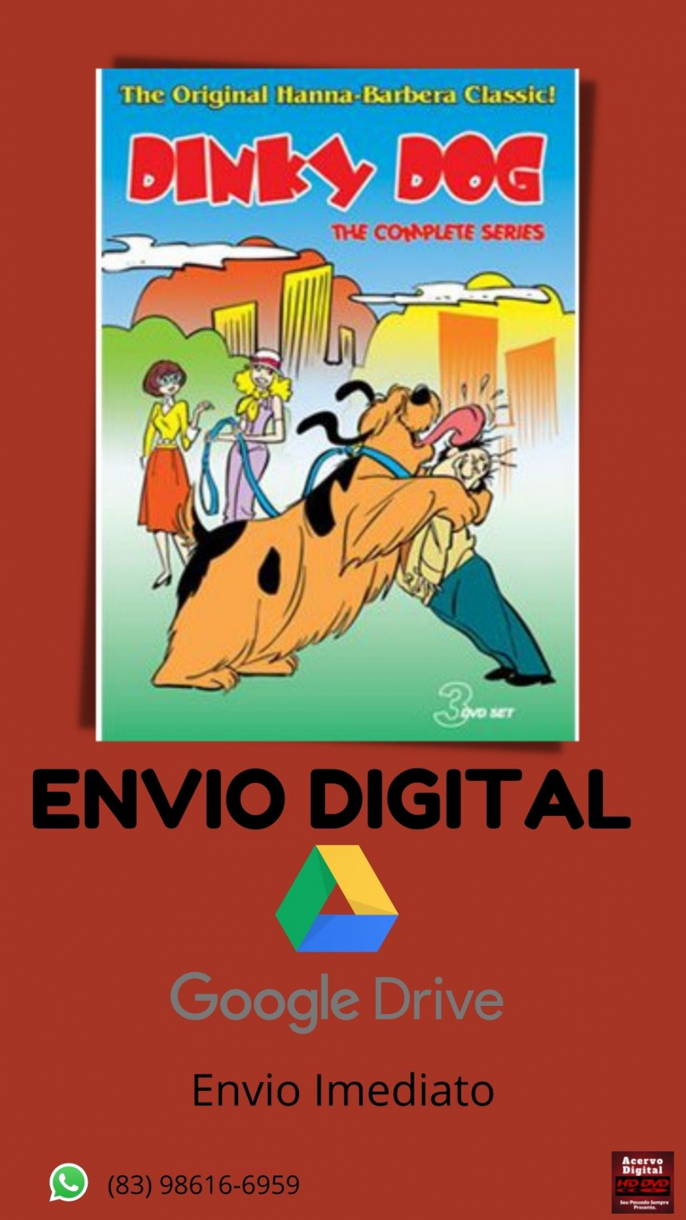 Dinky Dog (1978) Completo 32 Eps - Acervo Digital Dvds