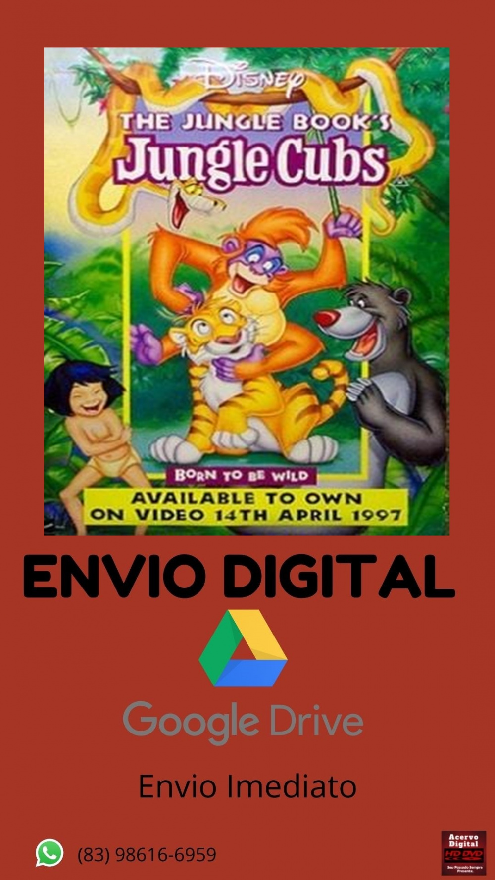 Filhotes da Selva(1996) 09 Eps - Acervo Digital Dvds