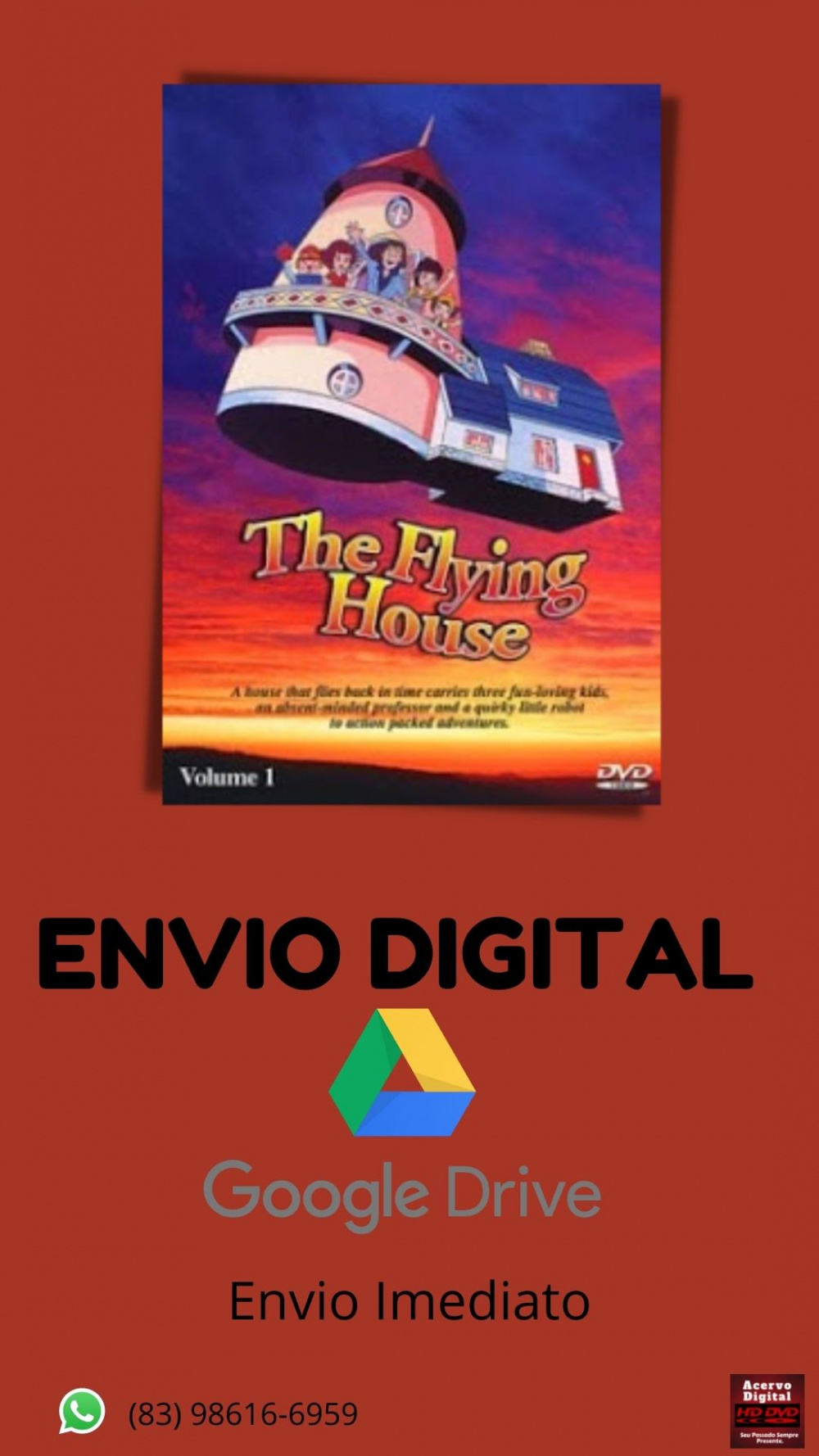 Flying House ( Casa Voadora) (1982) 31 Eps - Acervo Digital Dvds