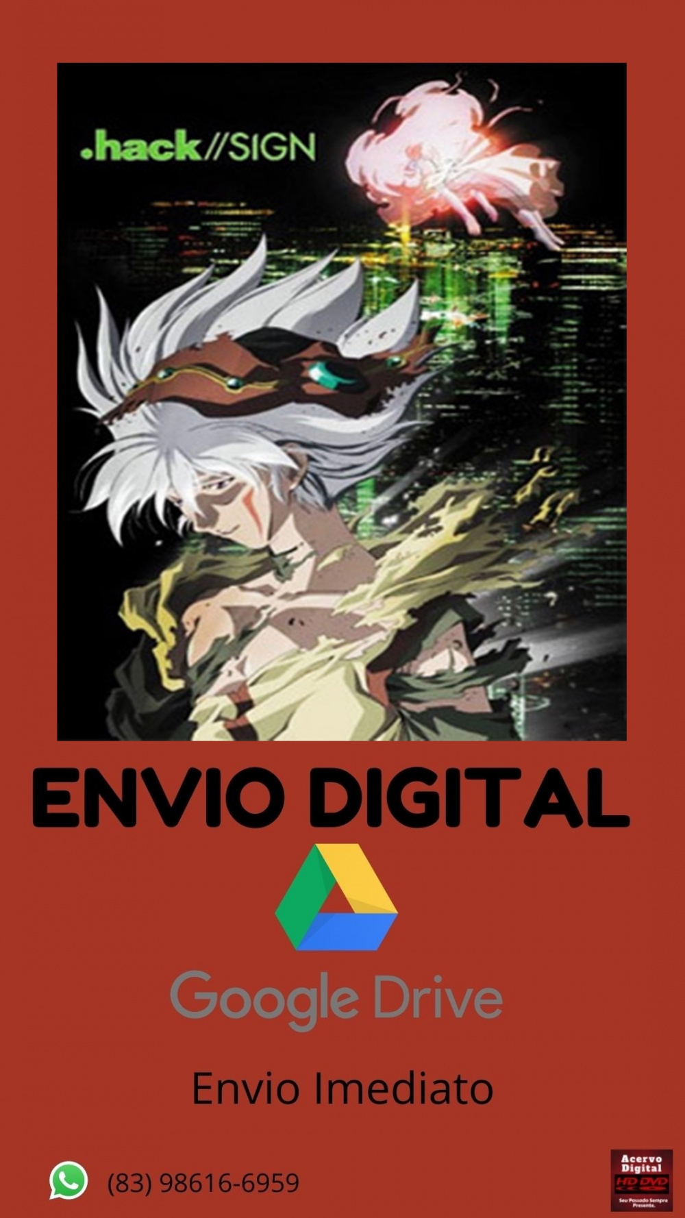 .hack.SIGN (2002) Completo 26 Eps + Especial + Ova - Dublado - Acervo Digital Dvds