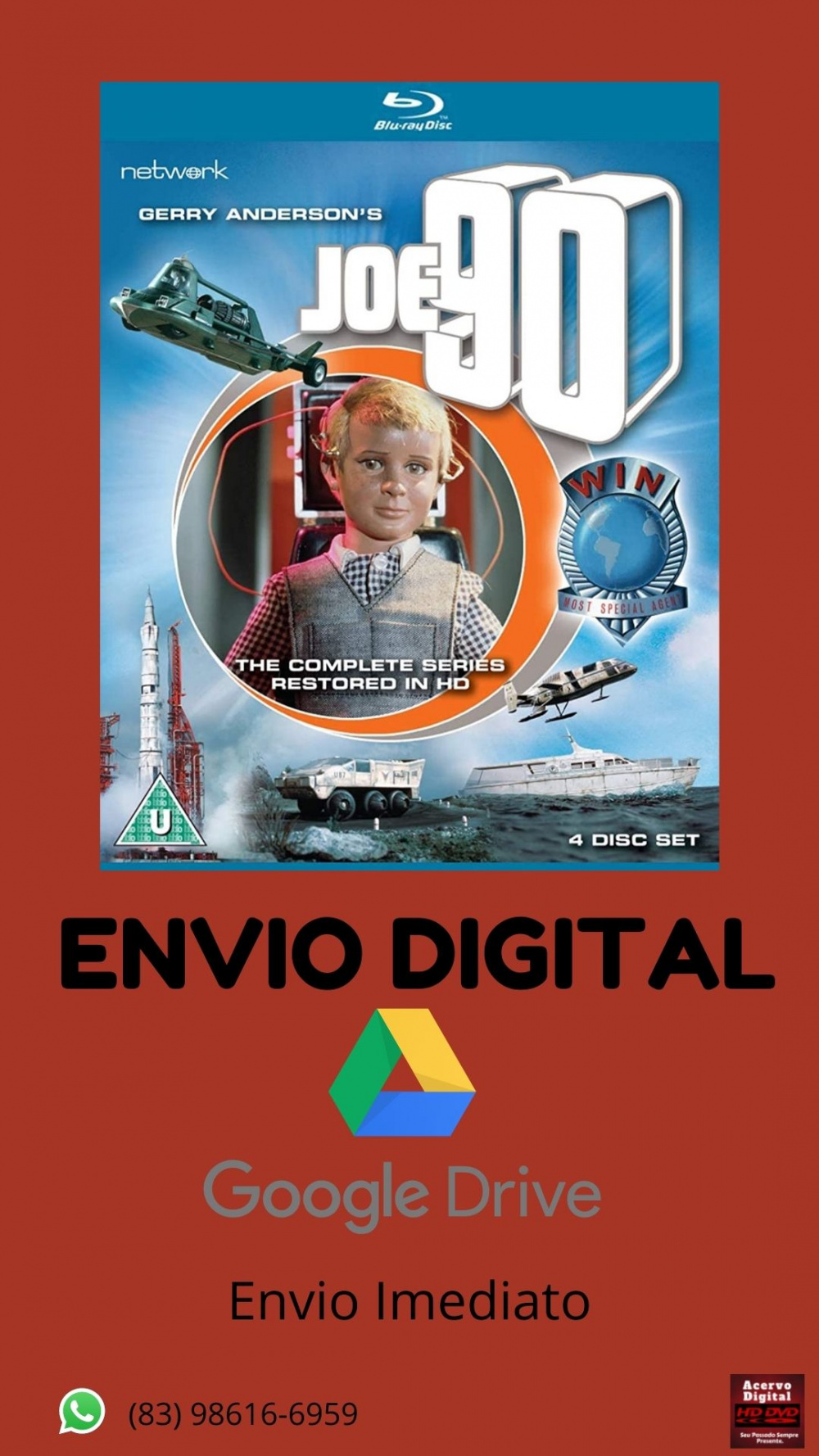 Joe 90 (1968) Completo 30 Eps 4 Legendado 26 sem Legenda - Acervo ...
