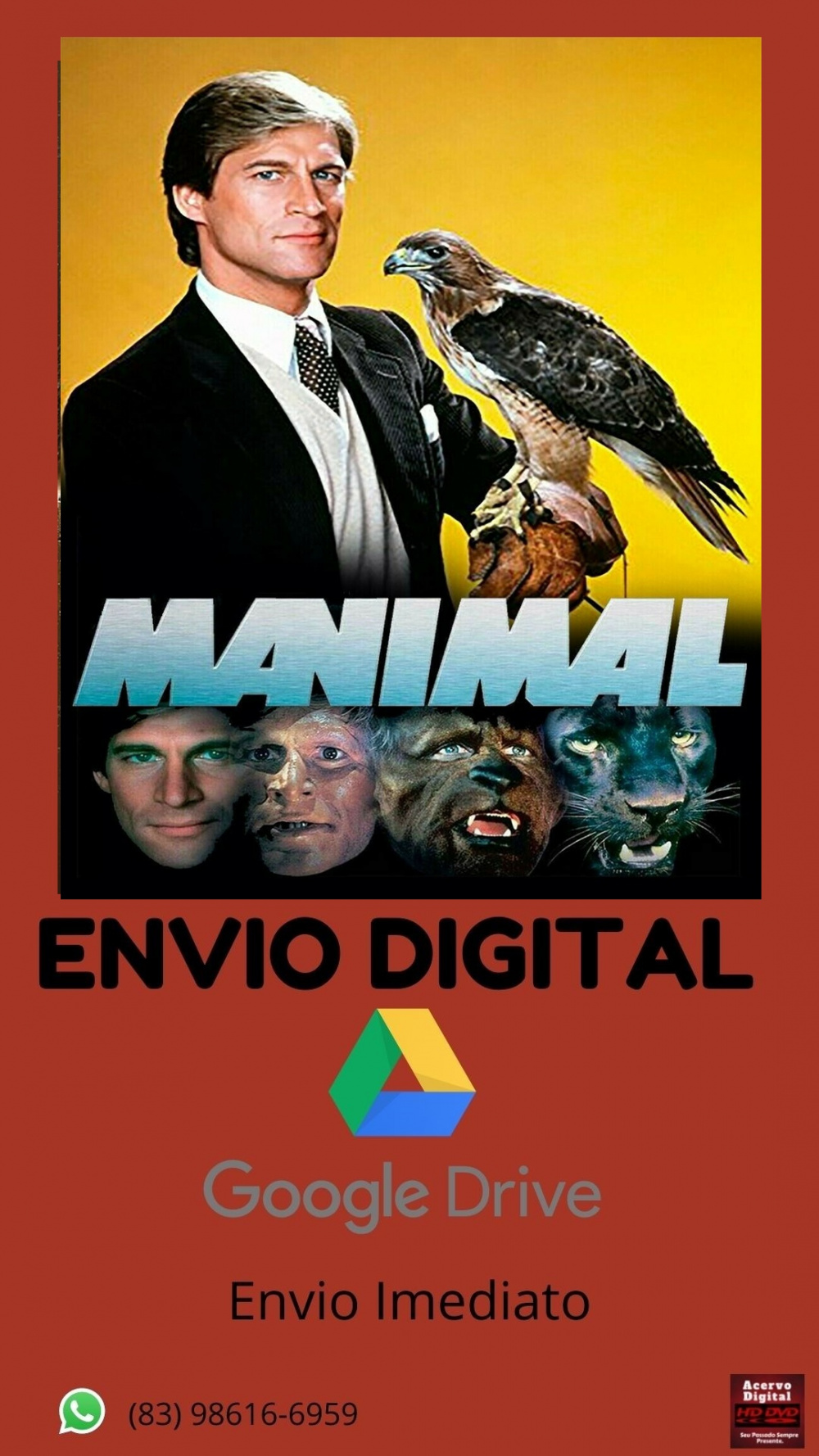 Manimal (1983) Completo 8 Eps Dublados - Acervo Digital Dvds