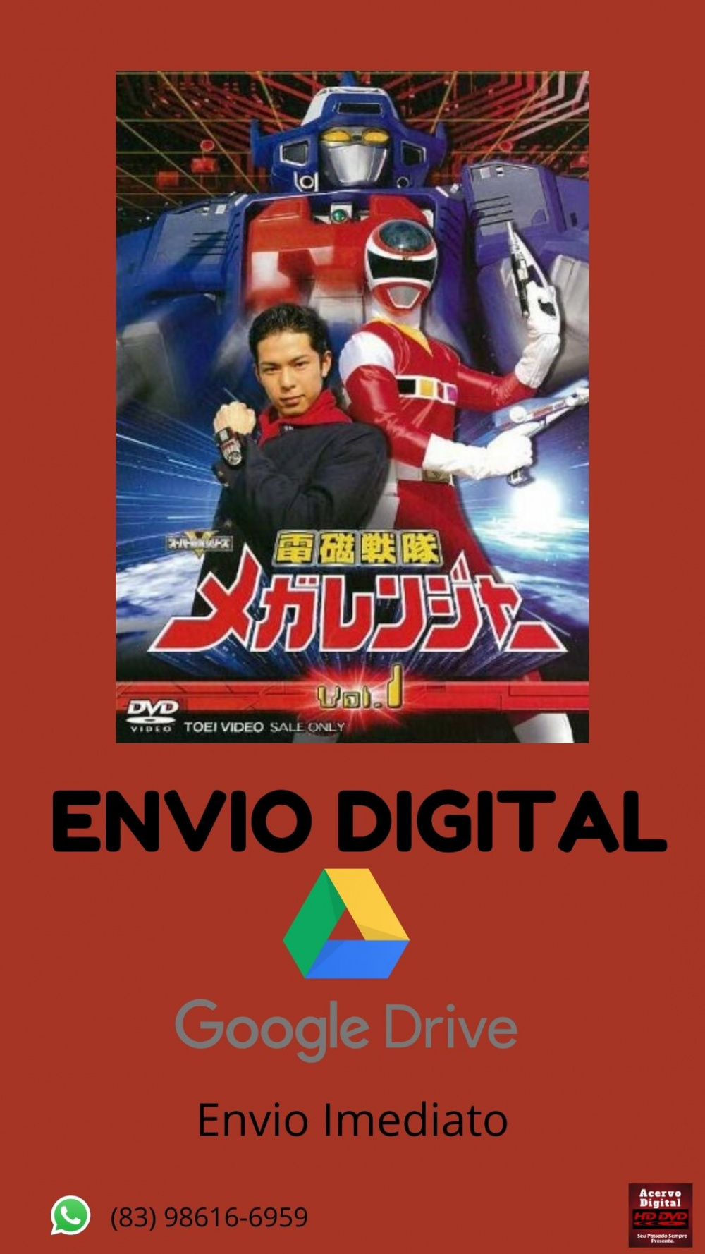 Megaranger (1997) Completo 51 Eps Legendado - Acervo Digital Dvds