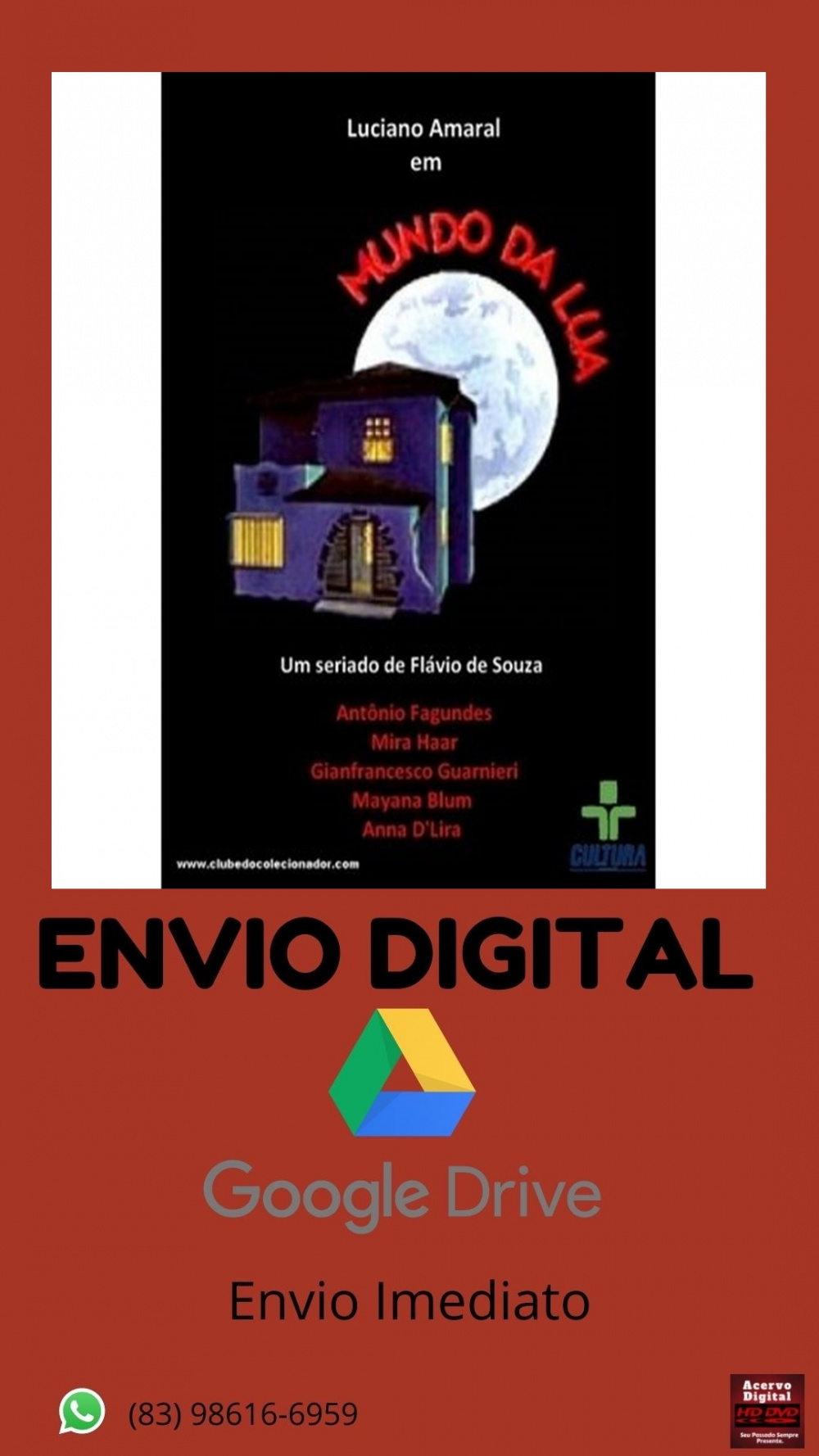 Mundo da Lua (1991) Completo - Acervo Digital Dvds