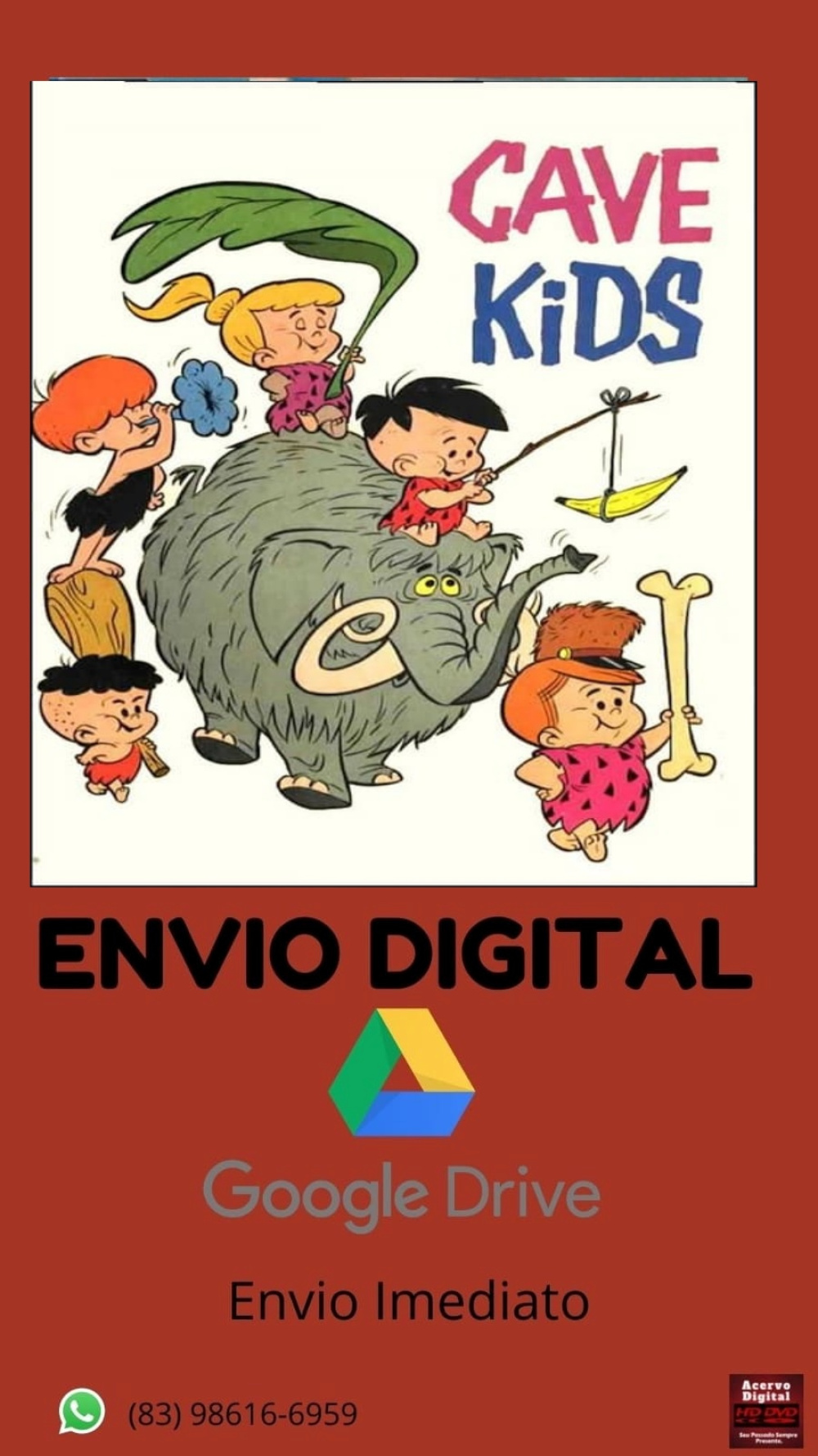 Os Caverninhas (1996) - 10 Eps Dublados - Acervo Digital Dvds