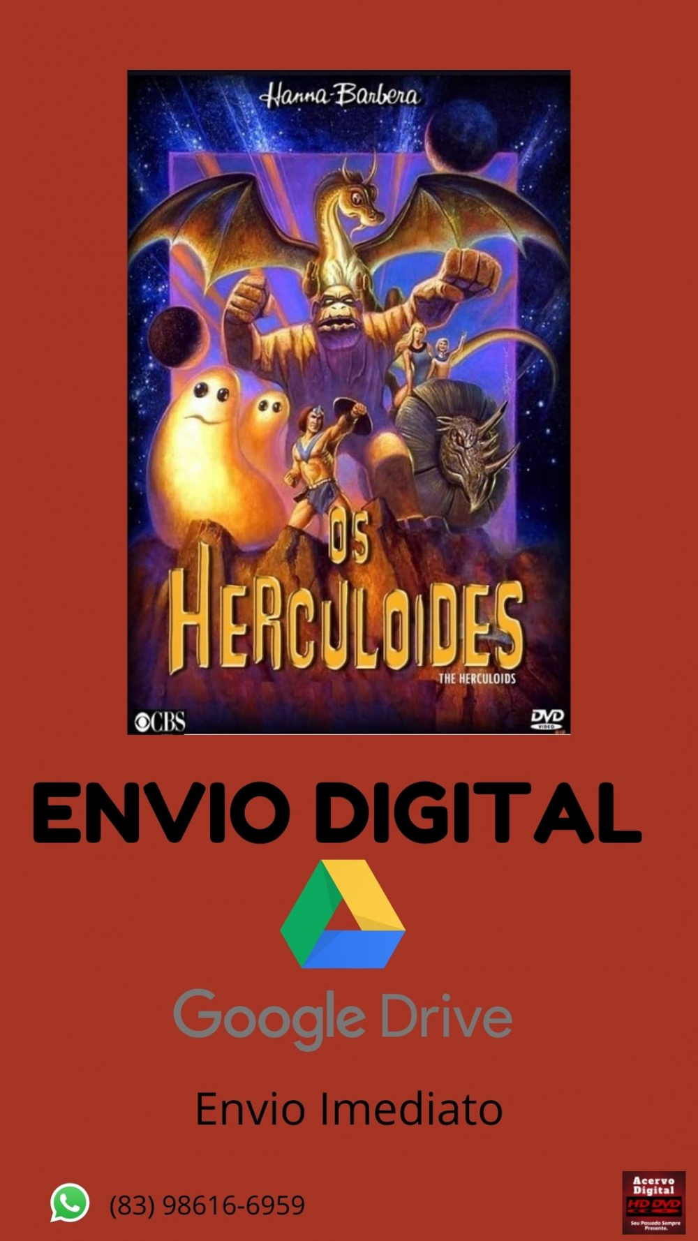 Os Herculoides (1967) Completo 47 Eps - Acervo Digital Dvds