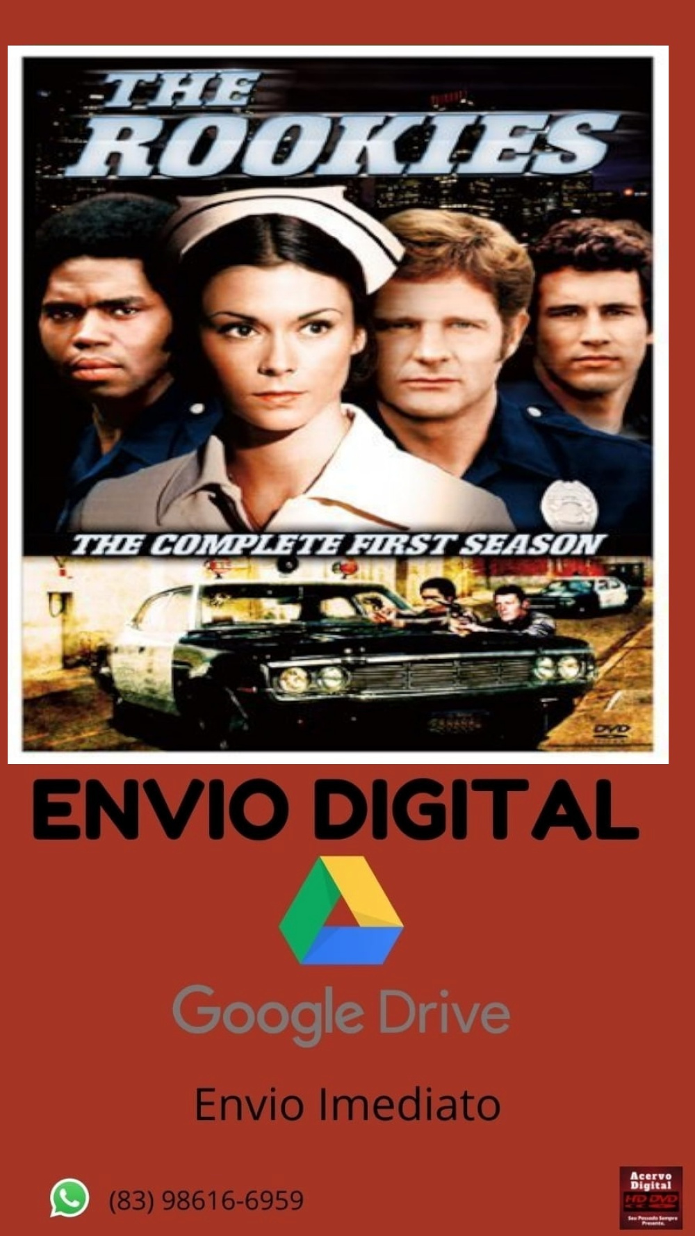 OS NOVATOS (The Rookies) 1972 92 Eps Legendado - Acervo Digital Dvds