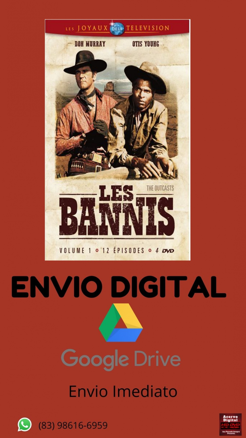 Os Violentos - Dois Contra o Oeste (1968) 12 Eps Dublados - Qualidade ...
