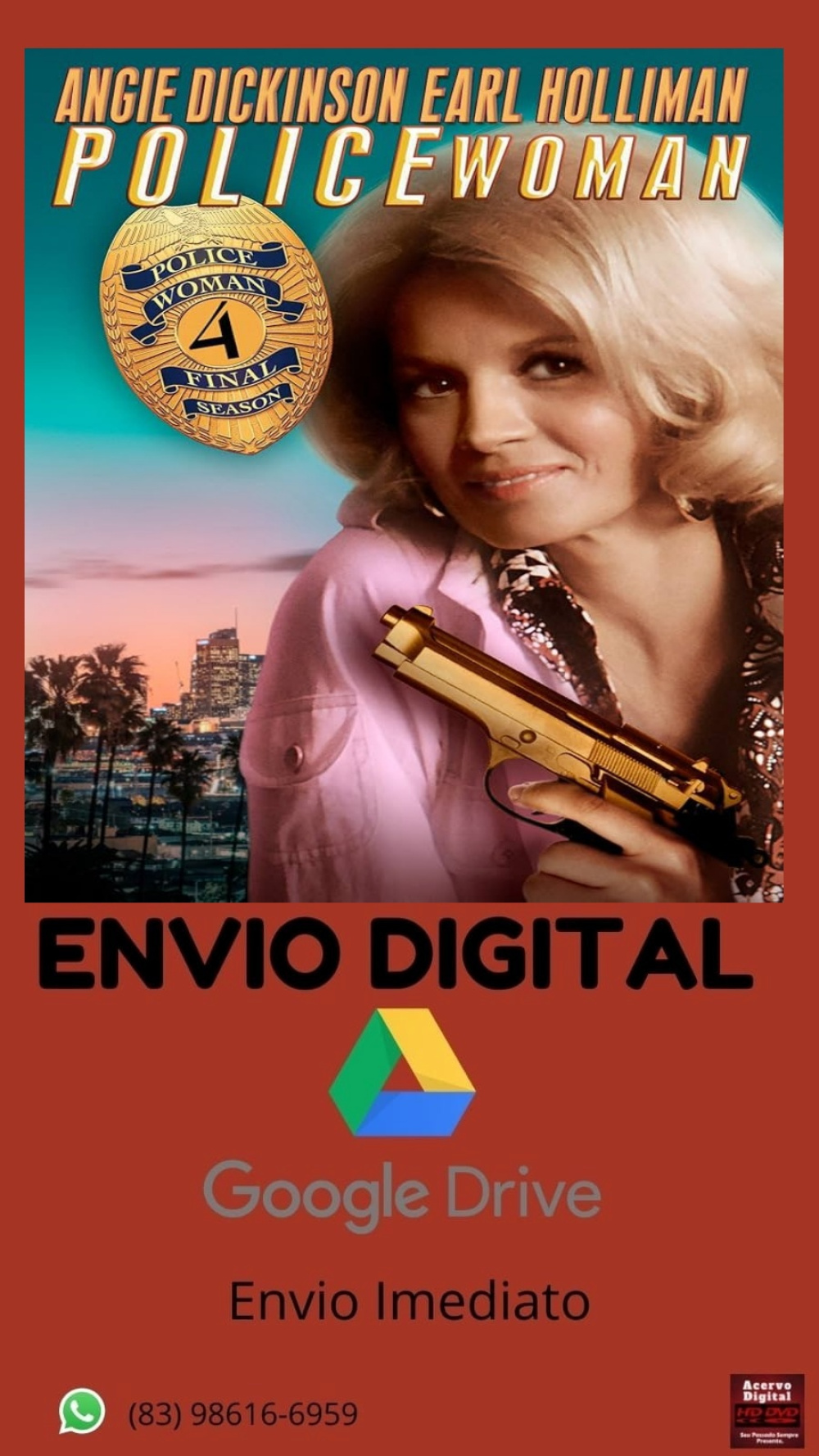 Police Woman (1974) Completo Legendado - Acervo Digital Dvds