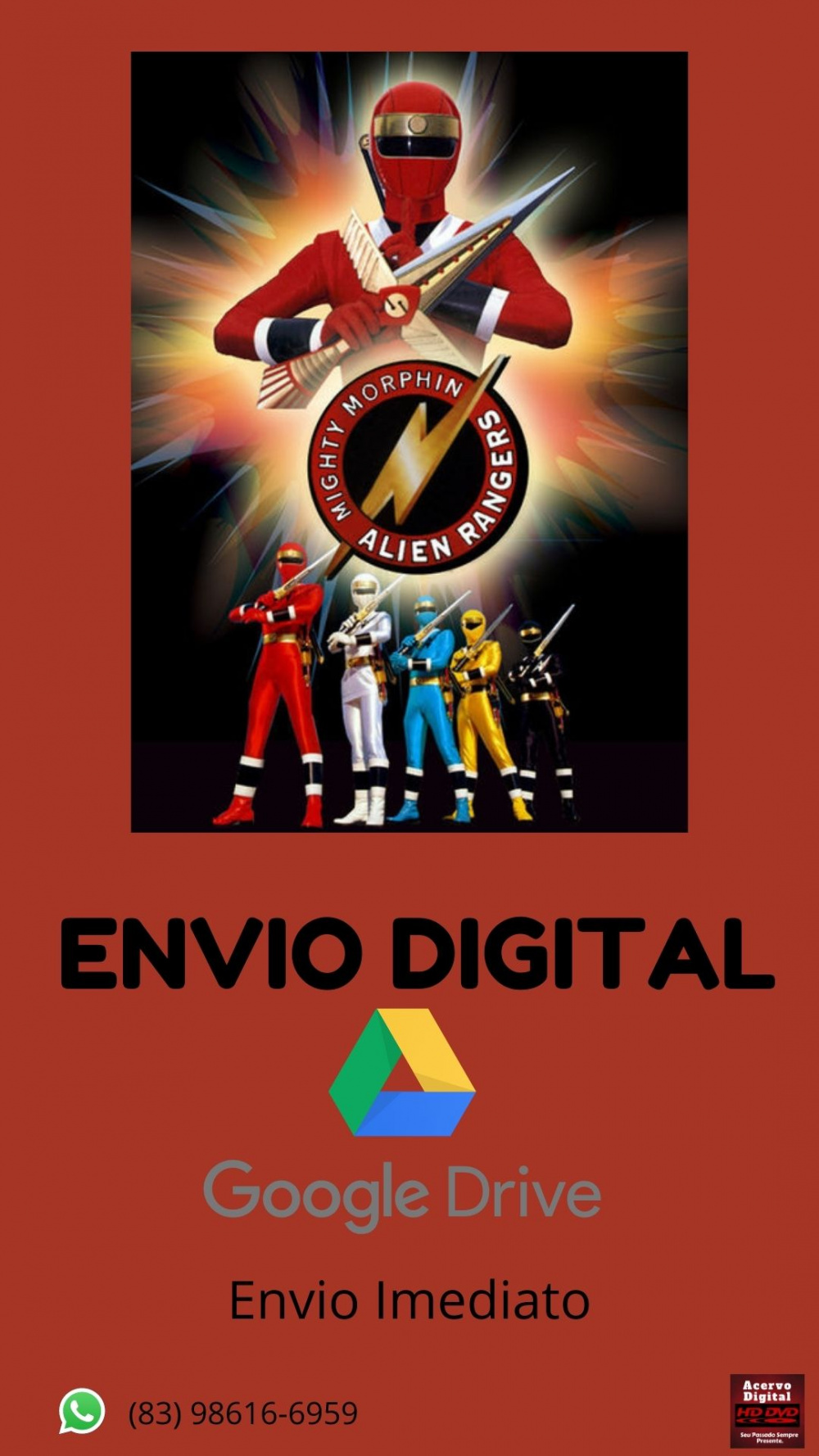 Power Rangers Mighty Morphin Alien Rangers (1996) Completo Dublado ...