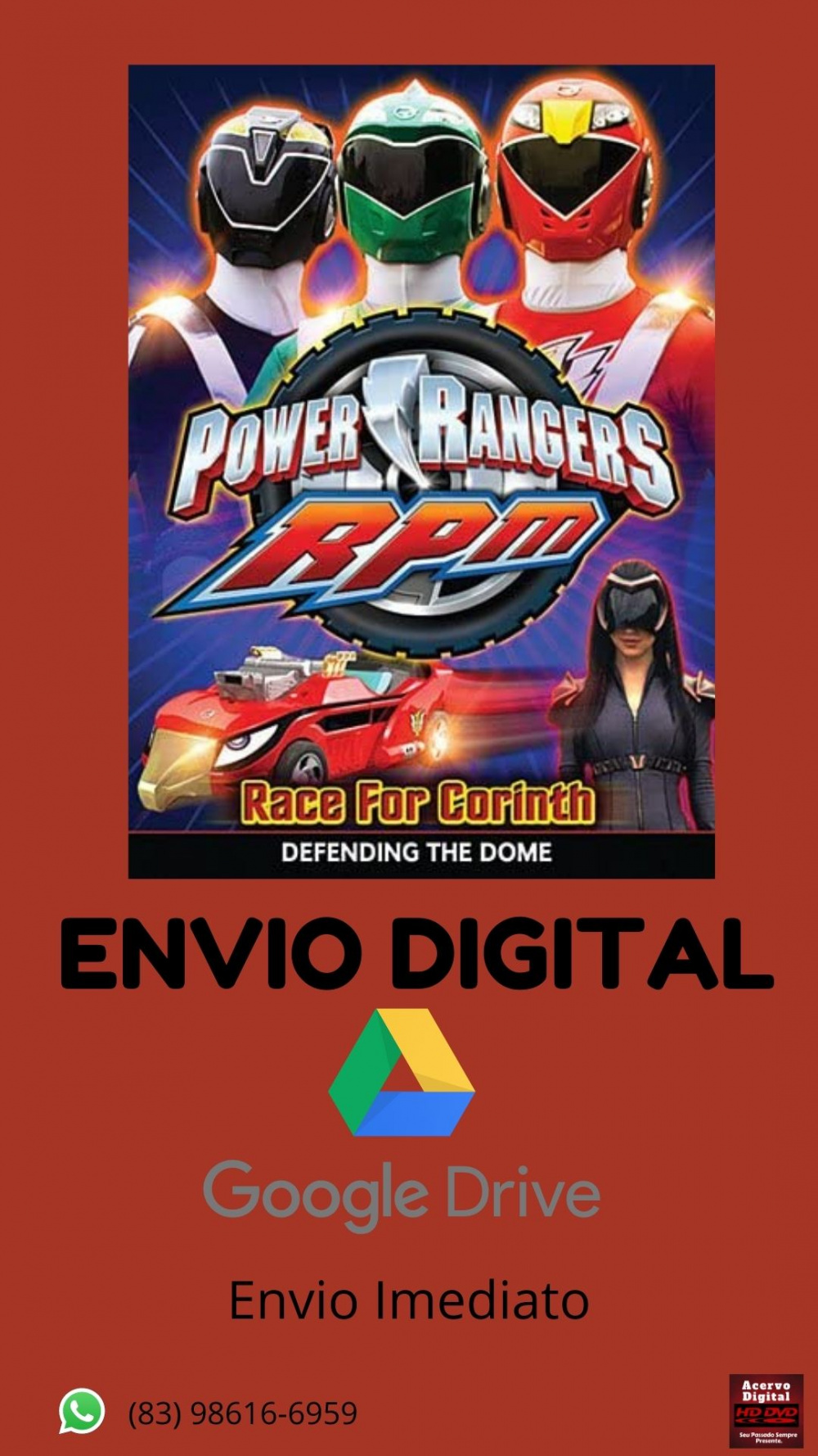 Power Rangers - RPM (2009) Completo Dublado - Acervo Digital Dvds