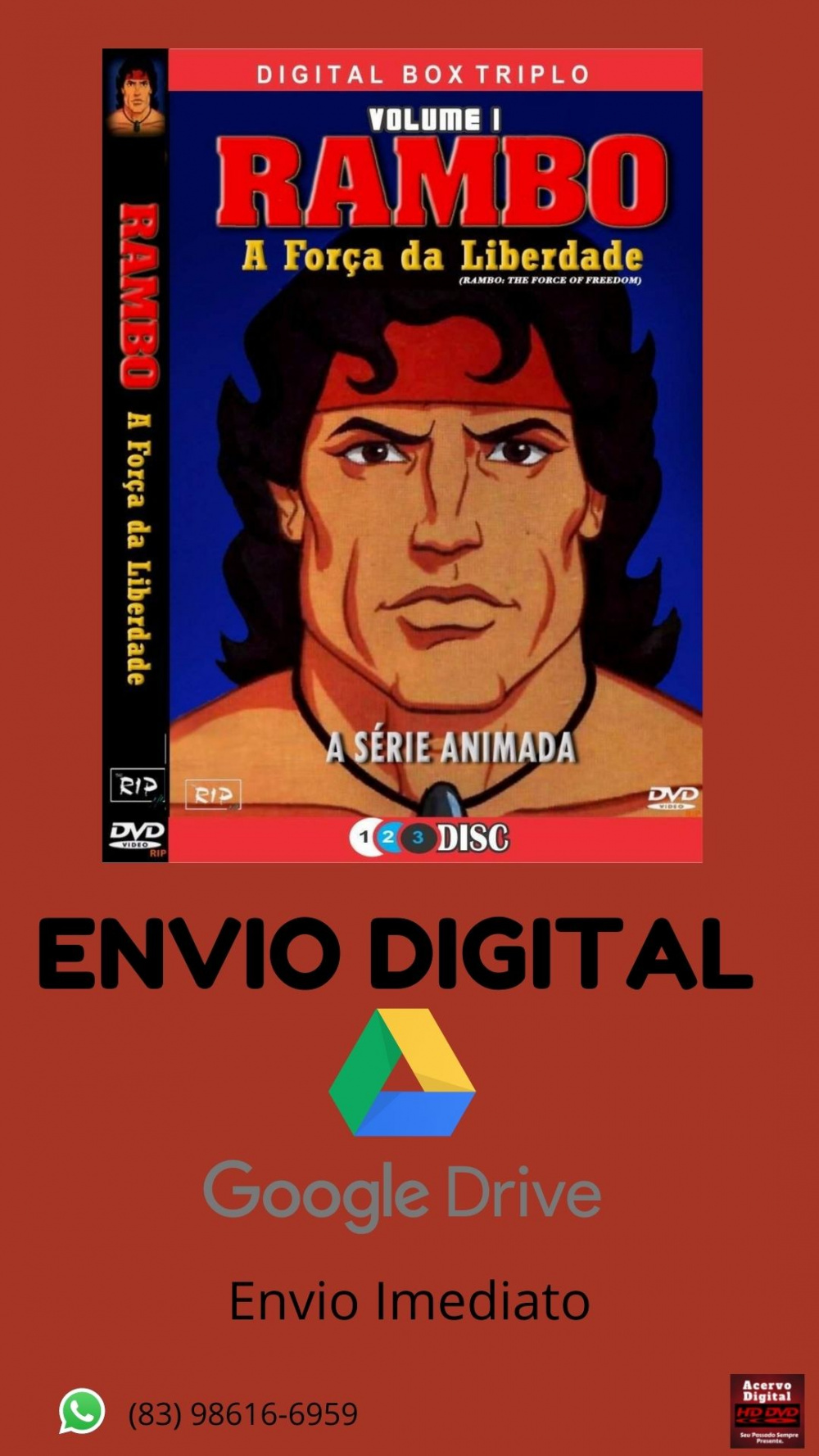 Rambo A Força da Liberdade (1986) Completo 65 Eps - Acervo Digital Dvds