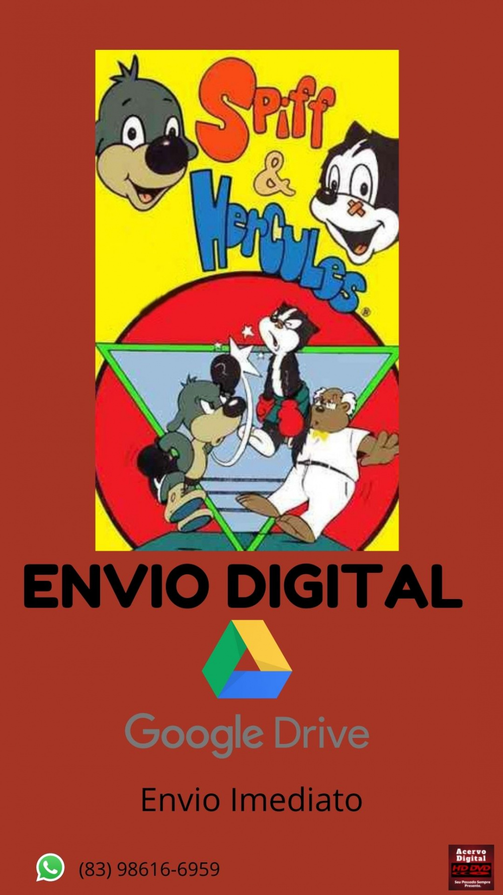 Spiff & Hércules (1989) 17 Eps - Acervo Digital Dvds