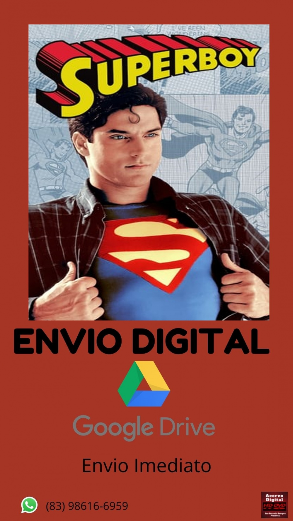 Superboy (1988) 1 Temporada 26 Eps Dublados - Acervo Digital Dvds