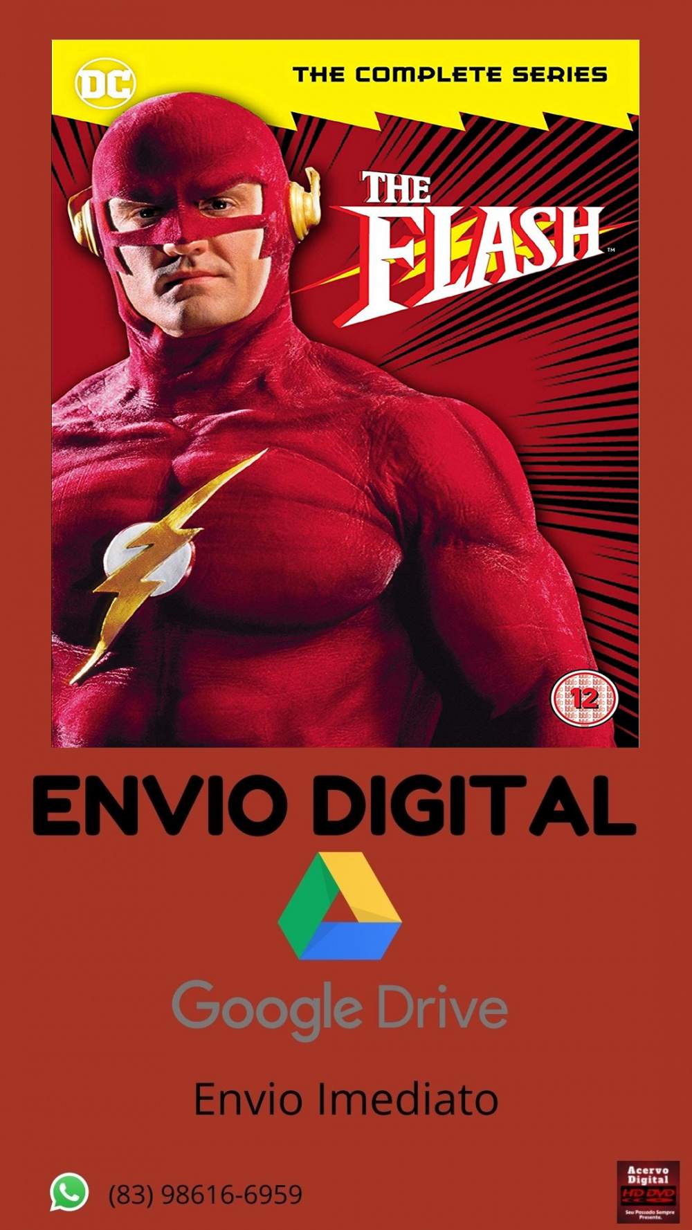 The Flash (1990) Completo 22 Eps - Acervo Digital Dvds