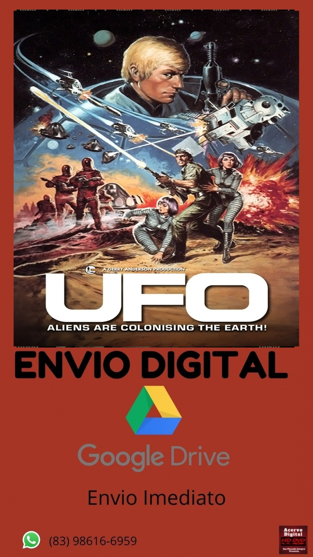 UFO (1970) Completo 26 Eps Legendado - Acervo Digital Dvds