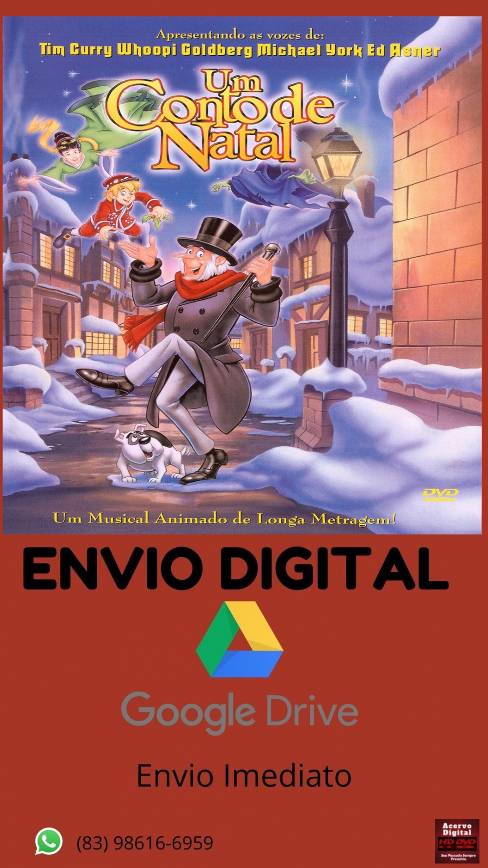 Um Conto de Natal (1997) Dublado - Acervo Digital Dvds