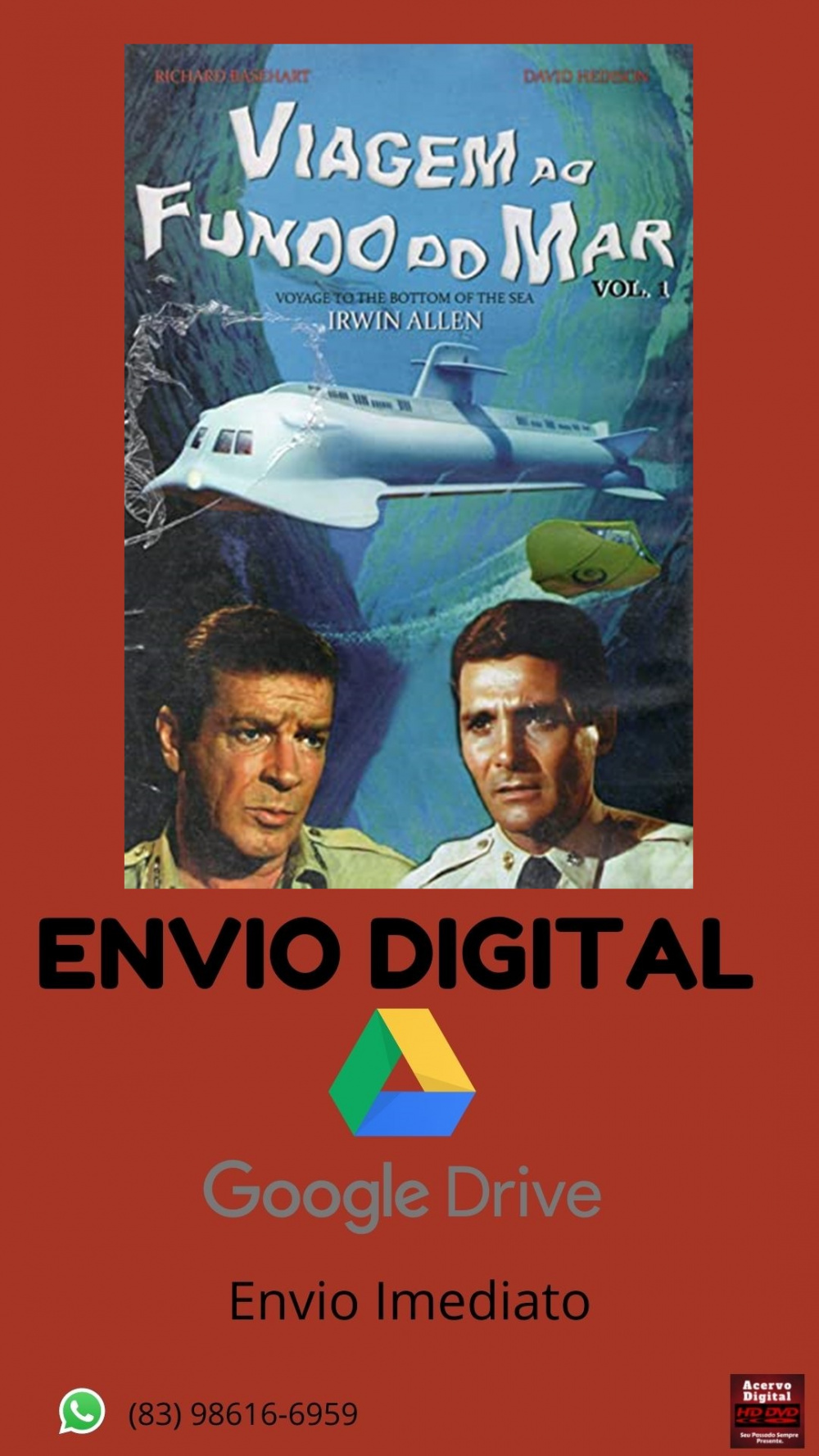 Viagem ao Fundo do Mar (1964) Completo 110 Eps Dublados - Acervo Digital Dvds