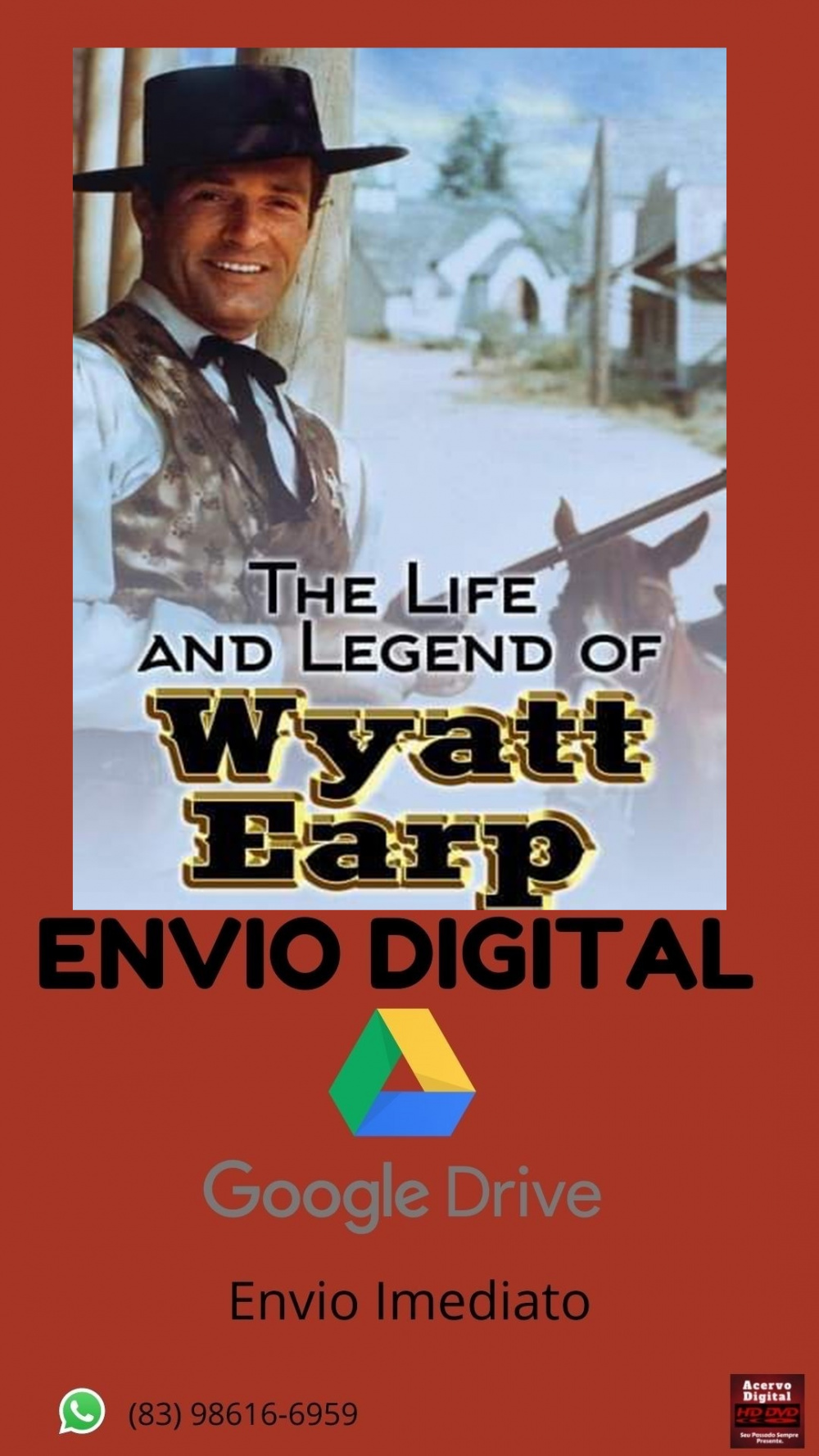 Wyatt Earp (1955) 20 Eps Legendado - Acervo Digital Dvds
