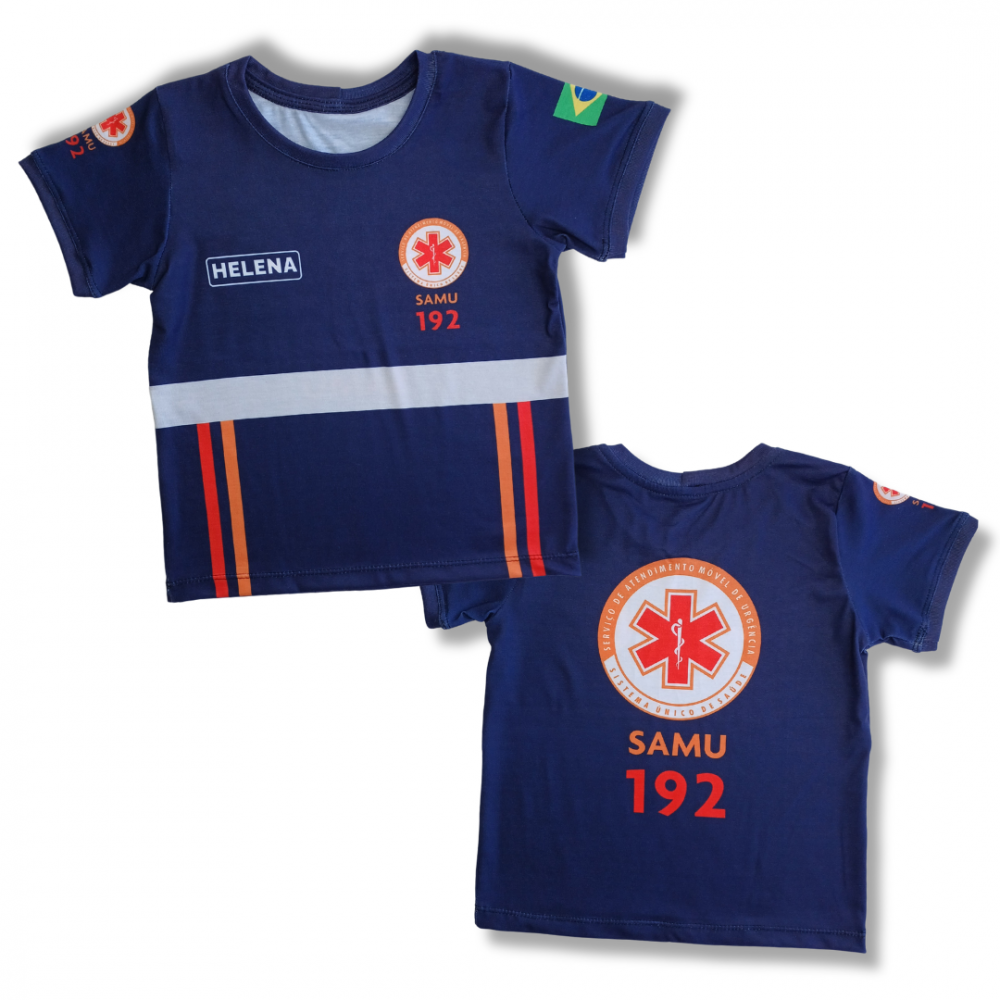 Camiseta Samu personalizada com nome - a Fábrica de Encantos