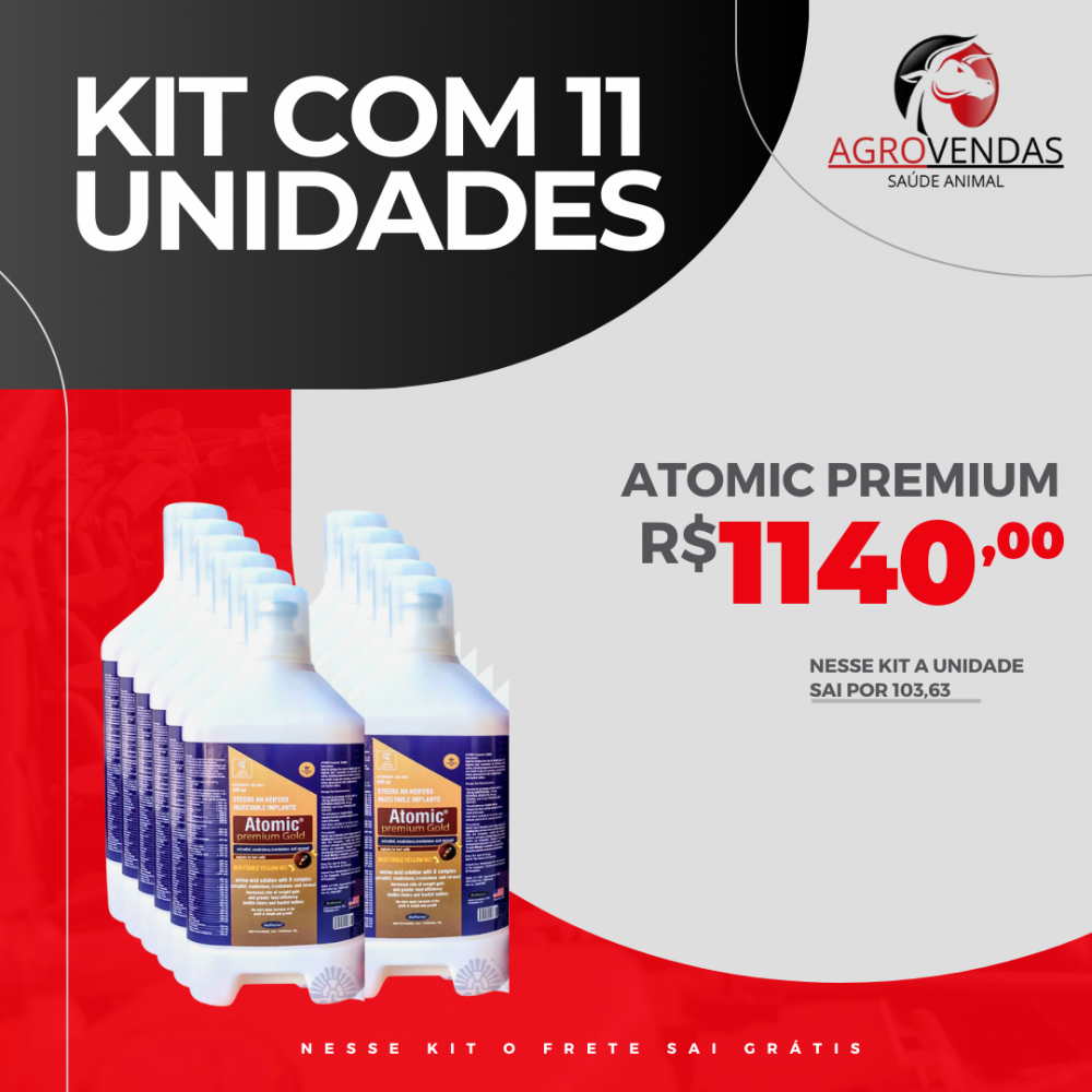 Kit Atomic Premium 11 unidades - AgroVendas