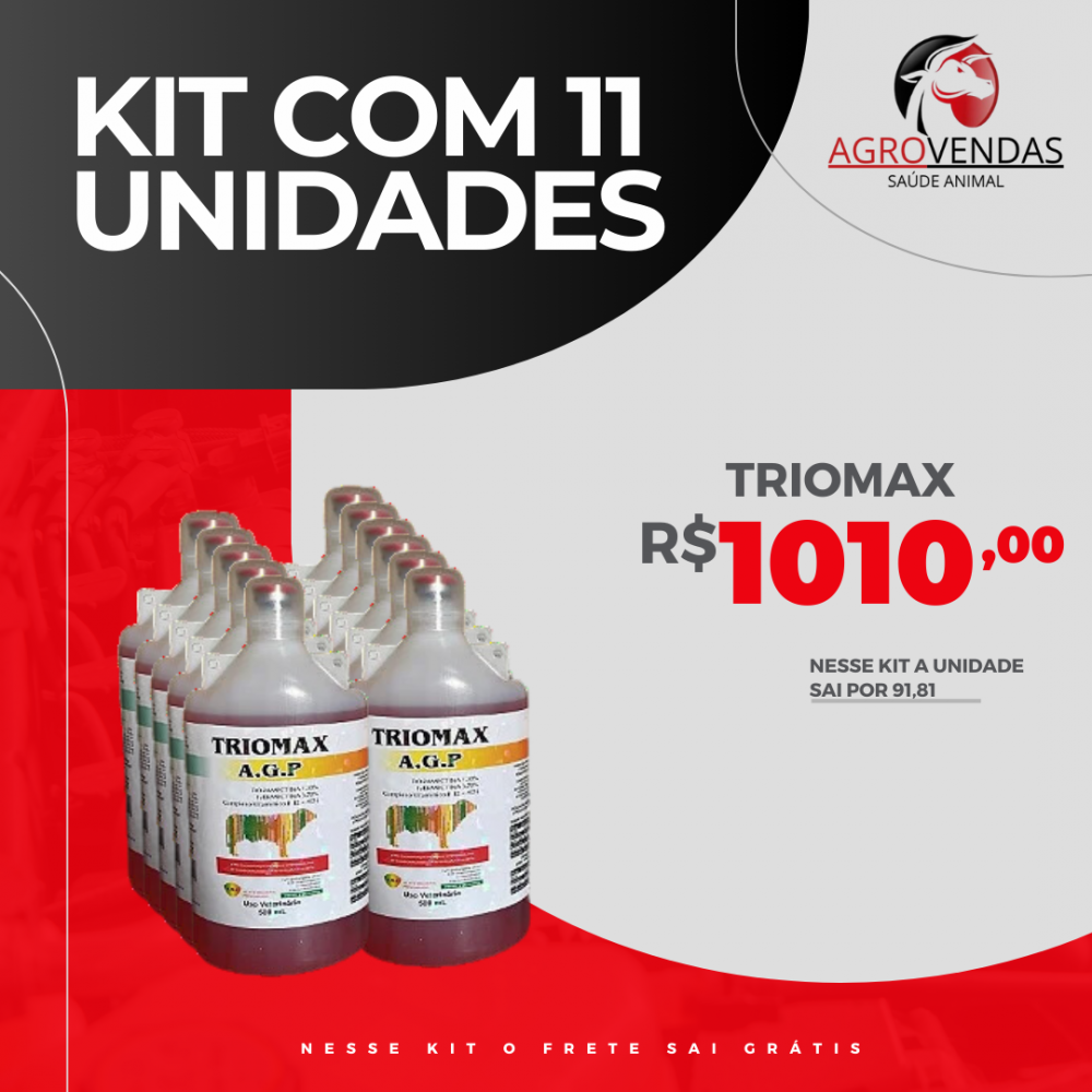 Kit Triomax 11 unidades - AgroVendas