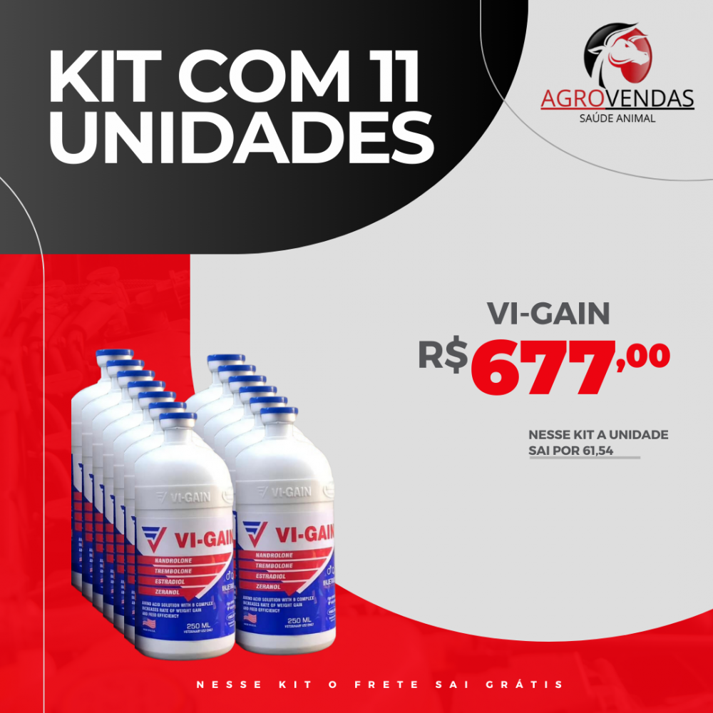 Kit Vi-Gain 11 unidades - AgroVendas