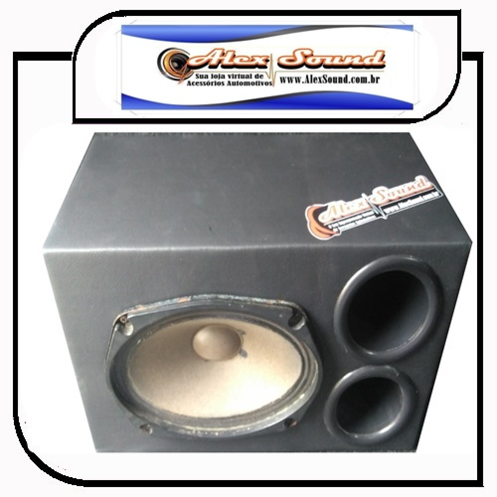 Caixa Pronta Montada Alex Sound Com 6x9 200w - Alex Sound