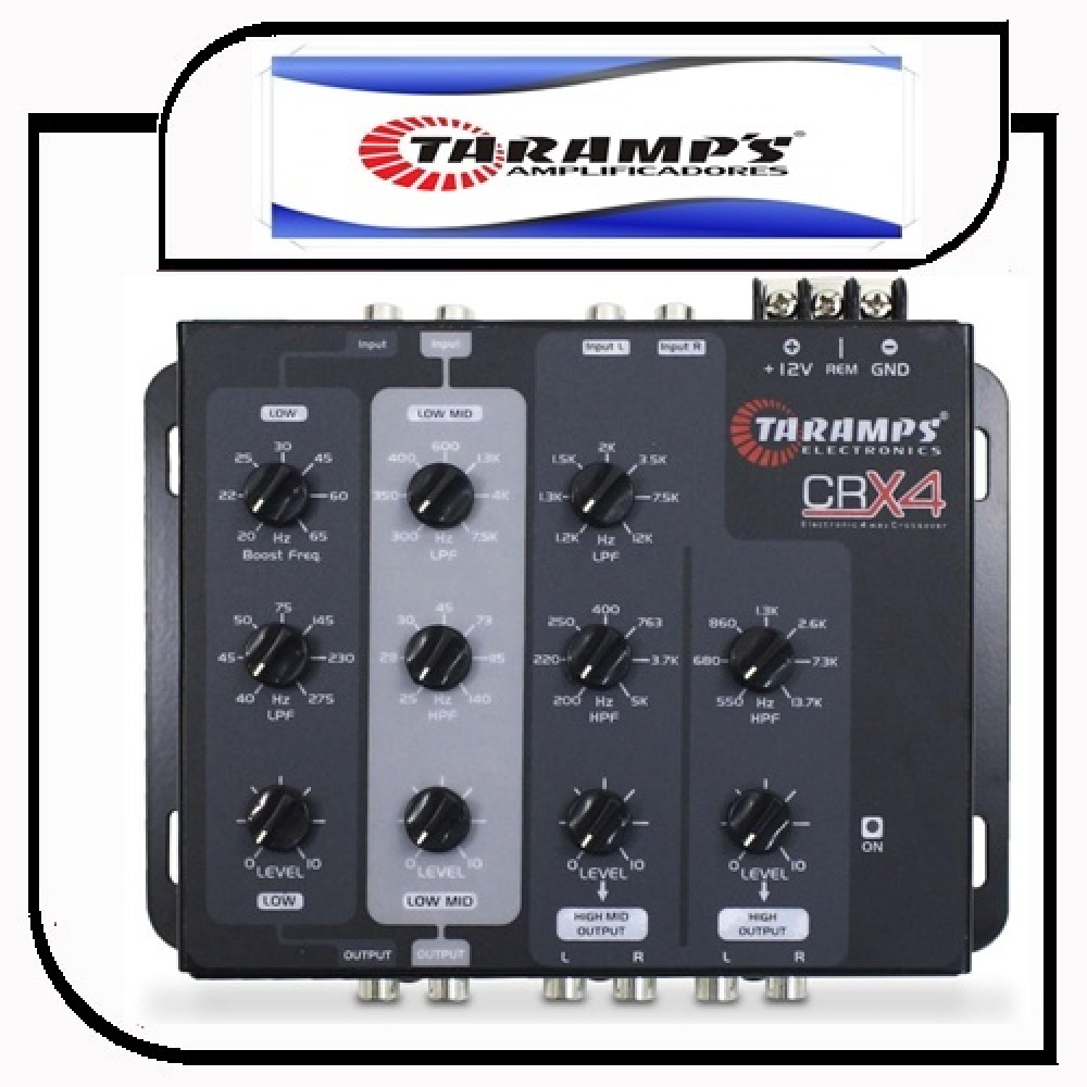 Crossover Mesa Taramps Crx- 4 Vias De Som Automotivo - Alex Sound