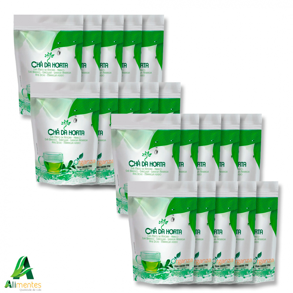 KIT 20 - Chá da Horta - ORGANZA - Alimentes