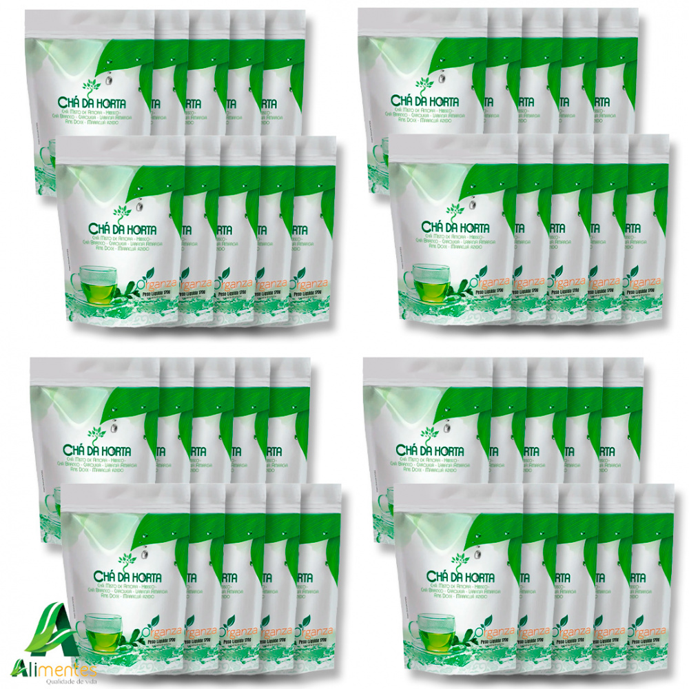 KIT 40 - Chá da Horta - ORGANZA - Alimentes