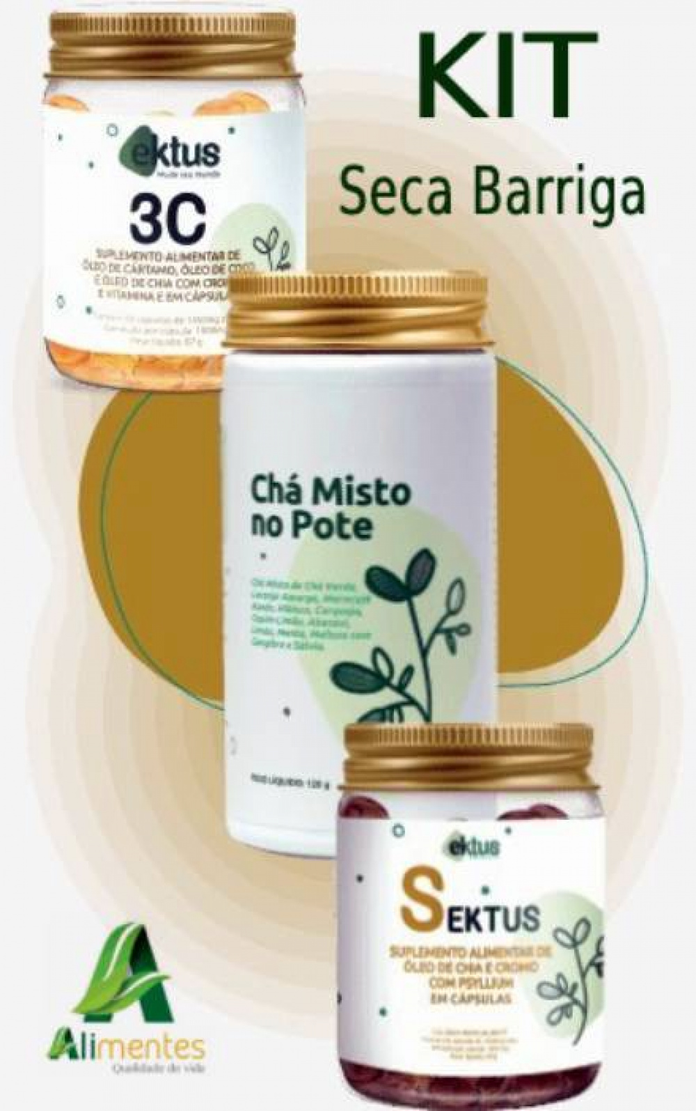 Kit Seca Barriga - EKTUS - Alimentes