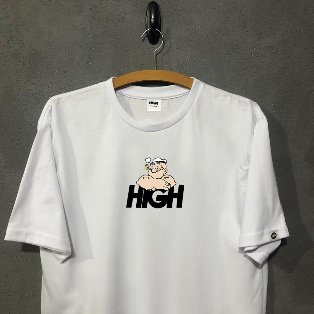 Camiseta High x Popeye Logo - Alpha Connect