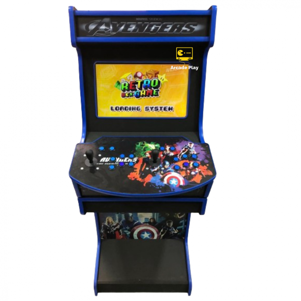Fliperama Arcade Personalizados Modelo AVG/ Teclado Evo - Arcade Play