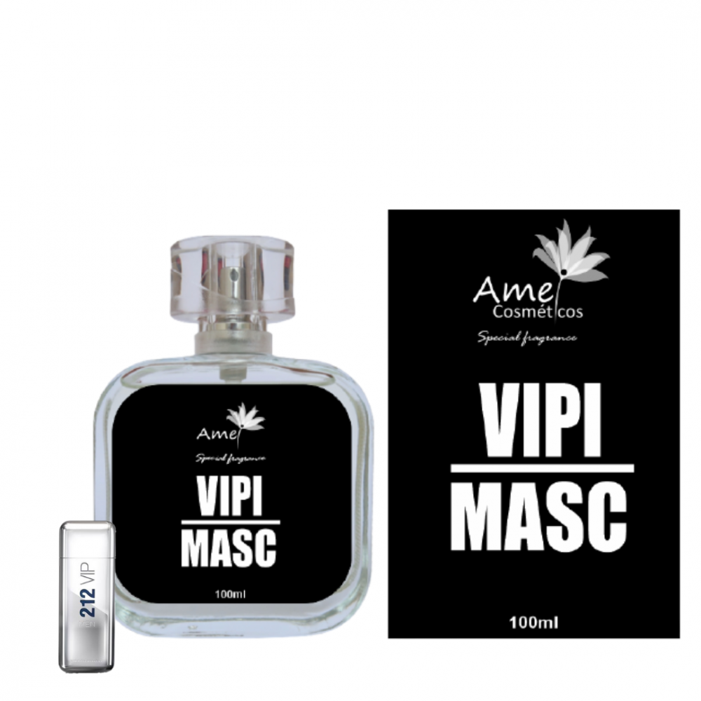 Perfume Vip Masc 100ml - Inspiração 212 Vip C.H Masculino - Loja Amei ...