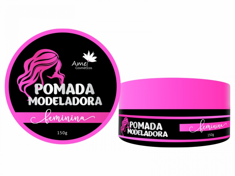 Pomada Modeladora Feminina Amei Cosméticos 150g - Loja Amei Cosméticos