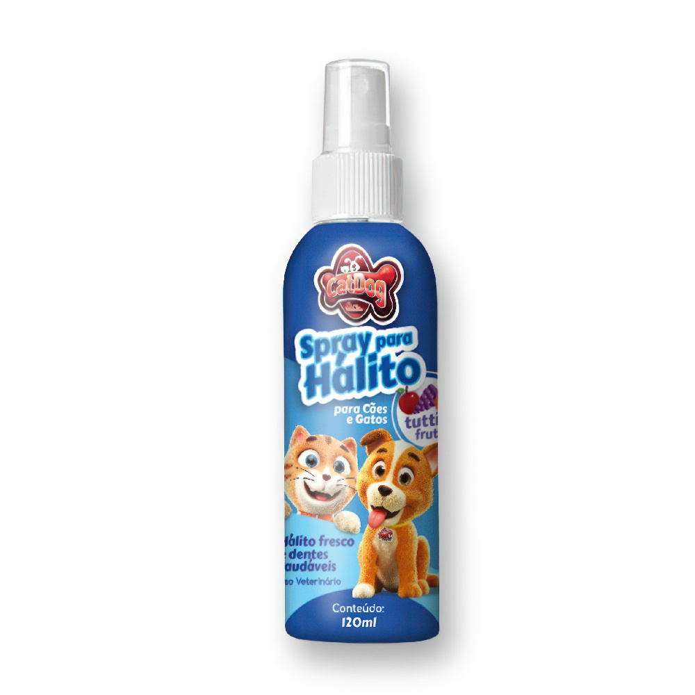 Spray Bom Hálito para Cachorros e Gatos - Tutti-Frutti 120ml - Amigo ...